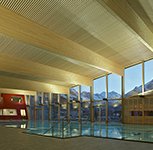Indoor swimming pool, Frutigen - neue Holzbau AG